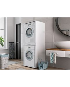 Kast WASHING 2 machines naast elkaar met kast 1 deur LARGE
